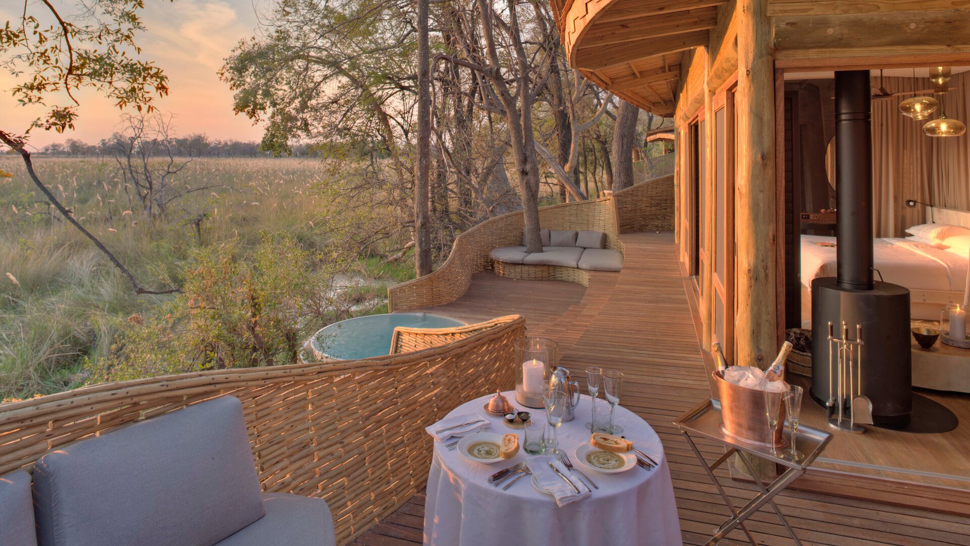 andBeyond Sandibe Okavango Safari Lodge, in Okavango Delta, Botswana ...