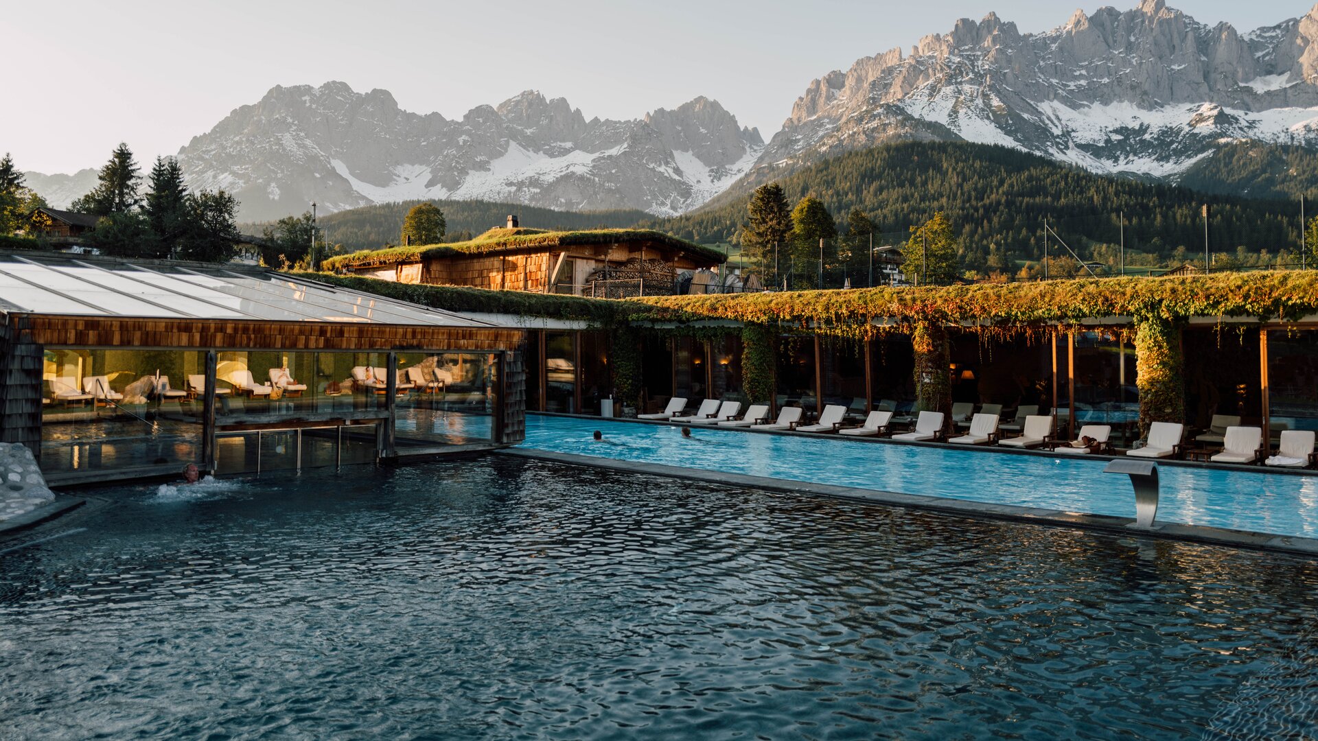 Bio- and Wellnessresort Stanglwirt, in Going am Wilden Kaiser, Austria ...