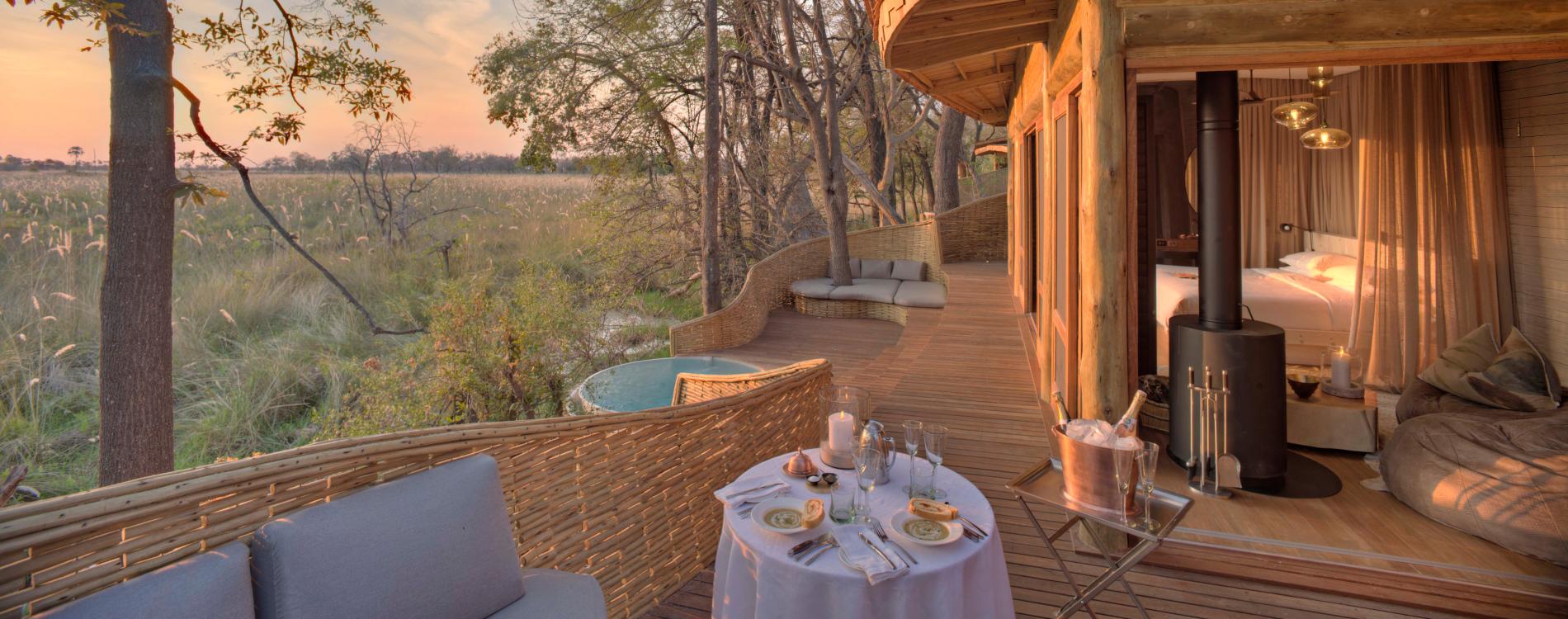 andBeyond Sandibe Okavango Safari Lodge, in Okavango Delta, Botswana ...