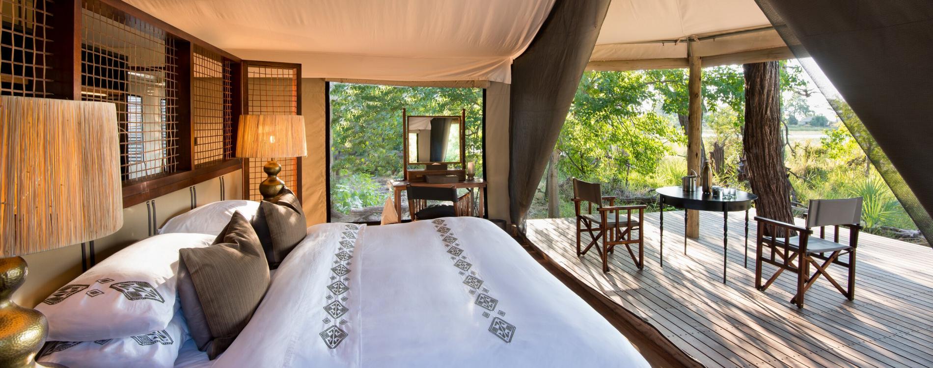 andBeyond Nxabega Okavango Tented Camp, in Okavango Delta, Botswana ...